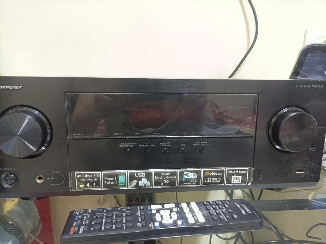 Pioneer vsx 323, Audio, Soundbars, Speakers & Amplifiers on Carousell