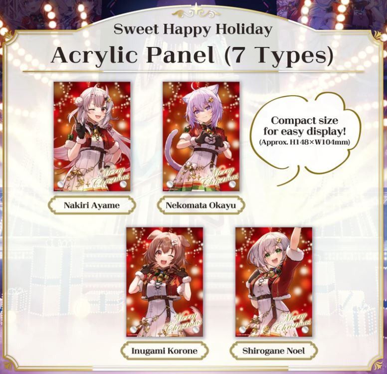 [PO till 31 Jan 2024] Hololive sweet happy holiday ayame okayu korone ...
