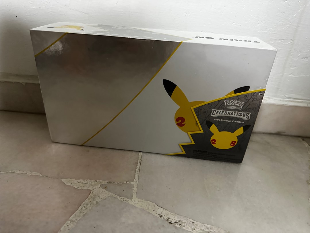 Pokemon 25th Anniversary celebration ultra premium box, Hobbies & Toys ...