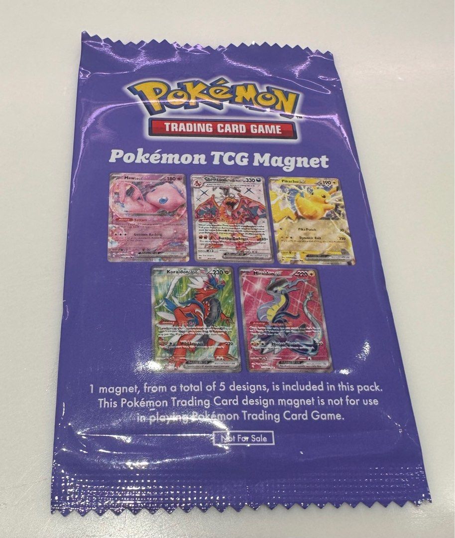 Pokemon cards magnet EX Mew, Hobbies & Toys, Toys & Games on Carousell