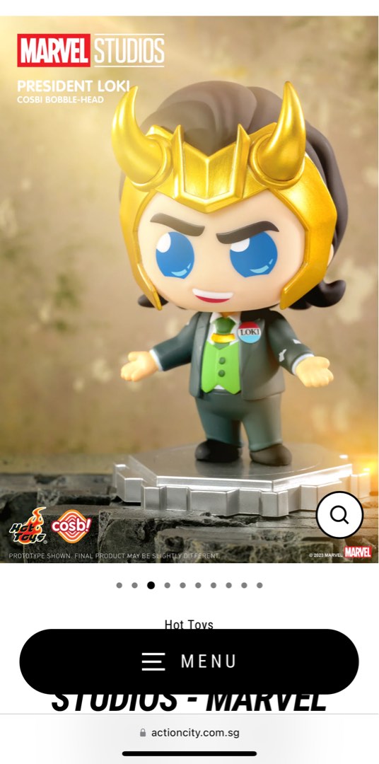 POP MART MARVEL DISNEY+ COSBI BOBBLE-HEAD (LOKI), Hobbies & Toys, Toys ...