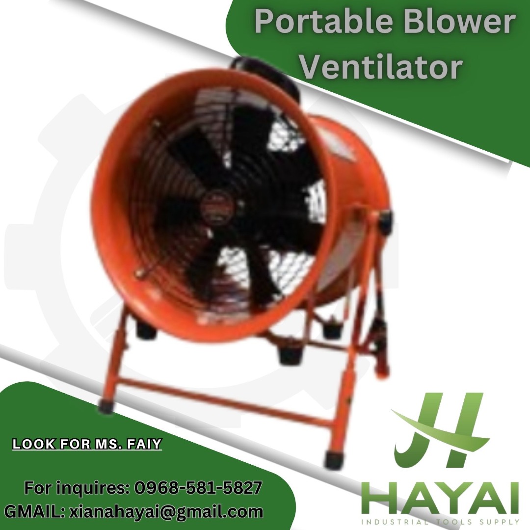 Portable Blower Ventilator, Commercial & Industrial, Construction Tools ...