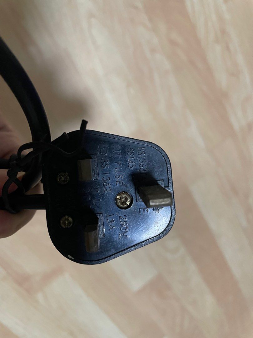 Power Cable Cord UK 3 pin plug rice cooker electric kettle printer ...