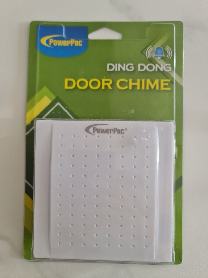 Powerpac ding dong door chime, Furniture & Home Living, Security ...
