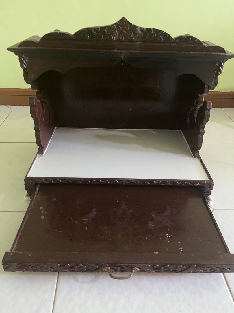 Prayer Altar (Hindu pooja shelf), Furniture & Home Living, Home Decor ...