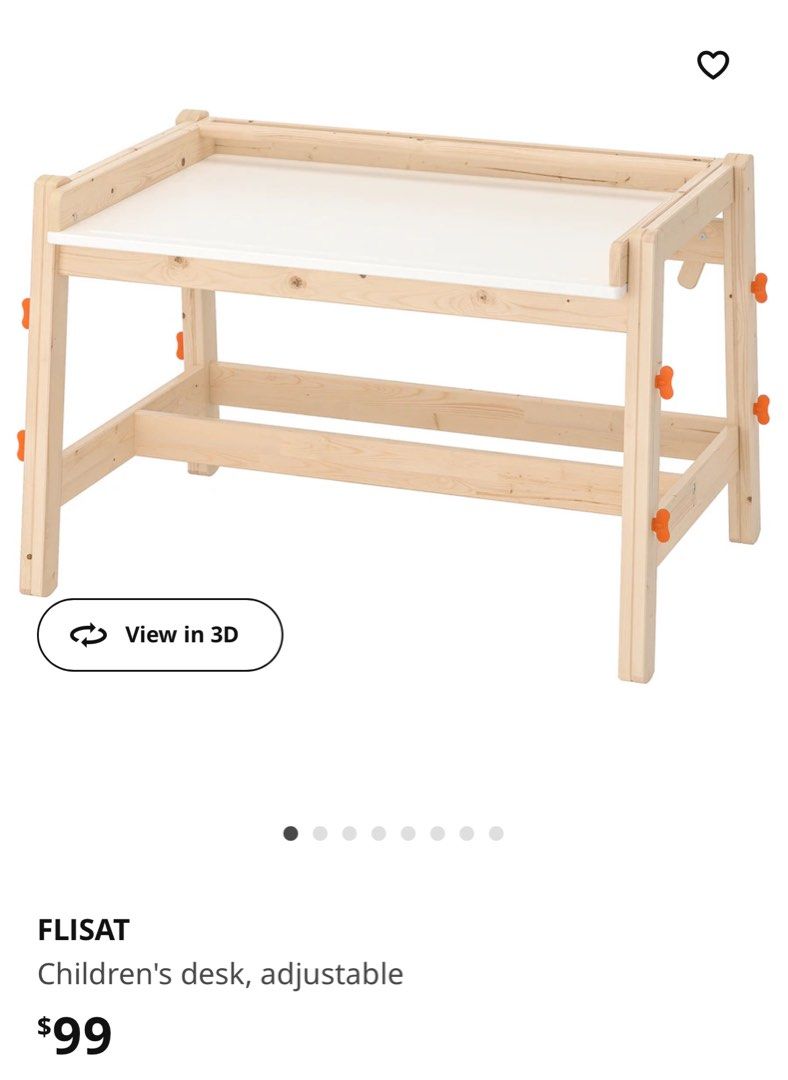 Preloved IKEA Children Table & Bench Set, Furniture & Home Living ...