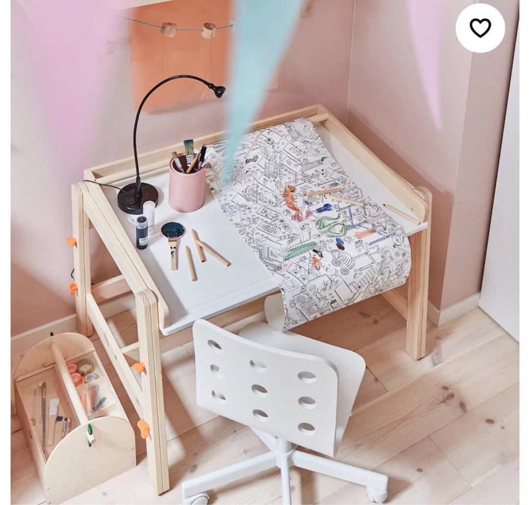 Preloved IKEA Children Table & Bench Set, Furniture & Home Living ...