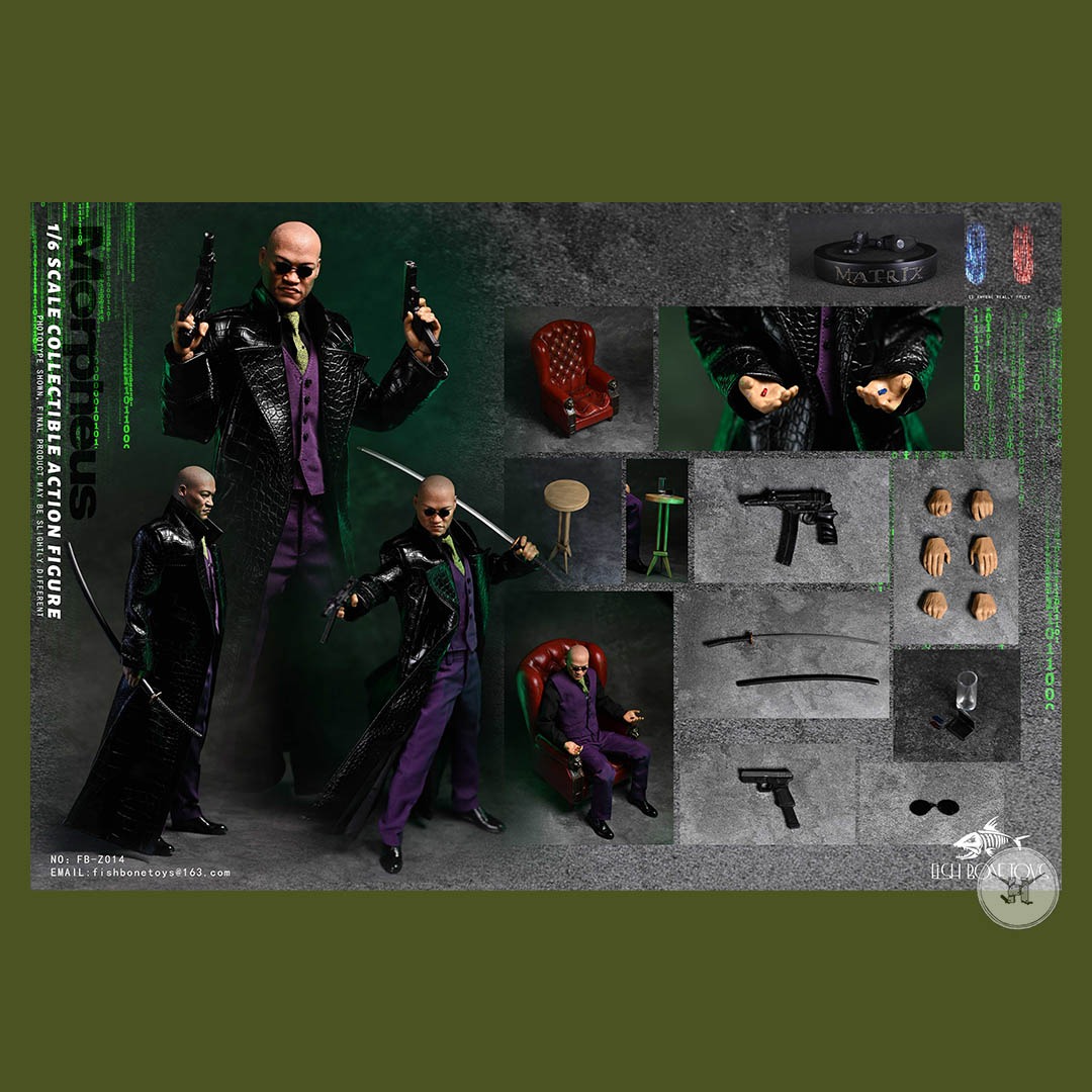 PRE-ORDER!! 1/6 Matrix Hacker - Morpheus, Hobbies & Toys, Toys & Games ...