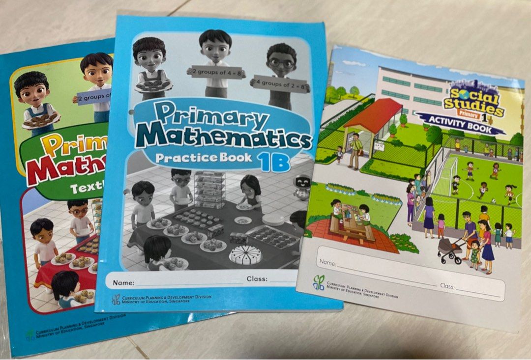 Primary 1 Mathematics Social studies books, Hobbies & Toys, Books ...