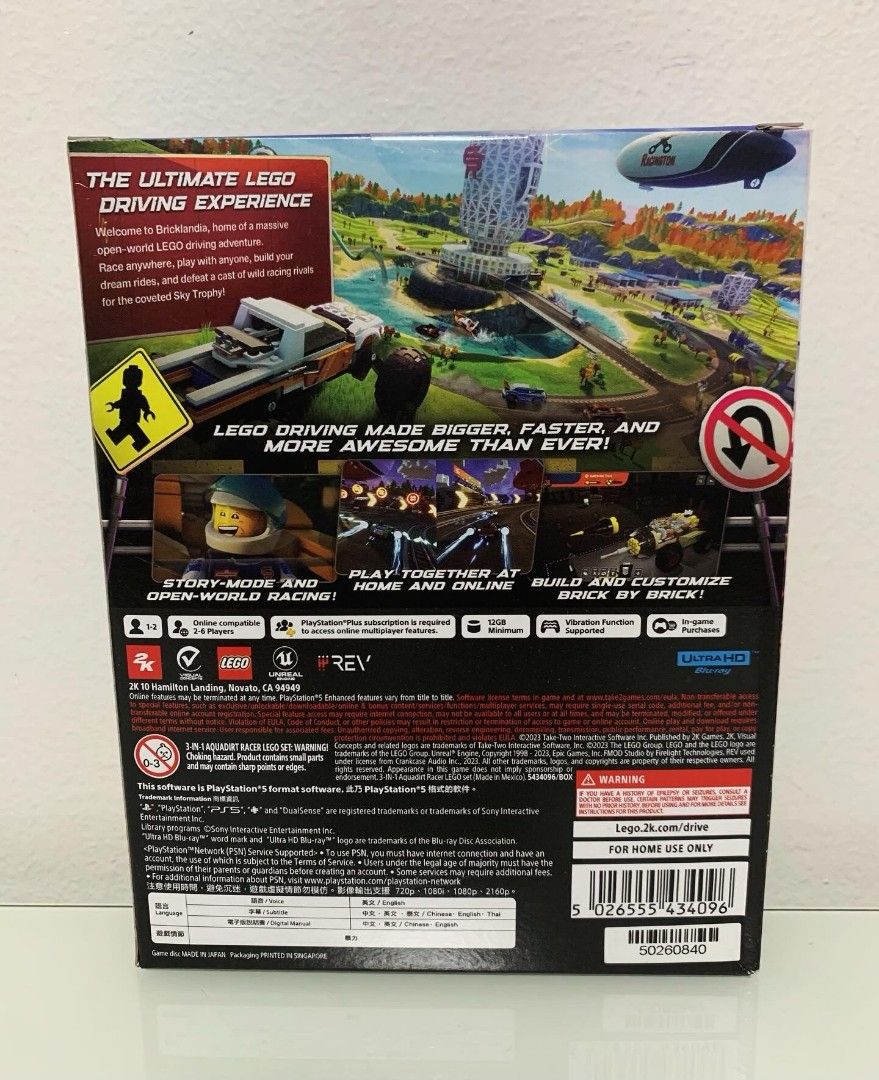 PS5 Games Lego 2K Drive (BNIB), Video Gaming, Video Games, PlayStation ...