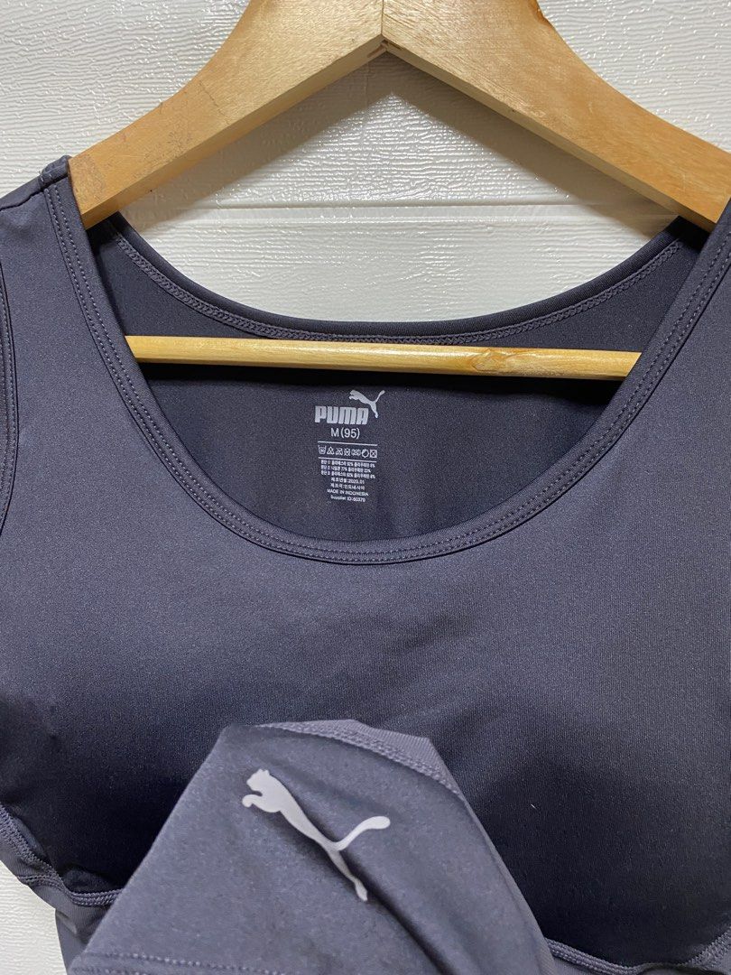 Puma padded sando, Women's Fashion, Activewear on Carousell