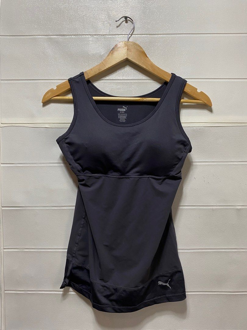 Puma padded sando, Women's Fashion, Activewear on Carousell