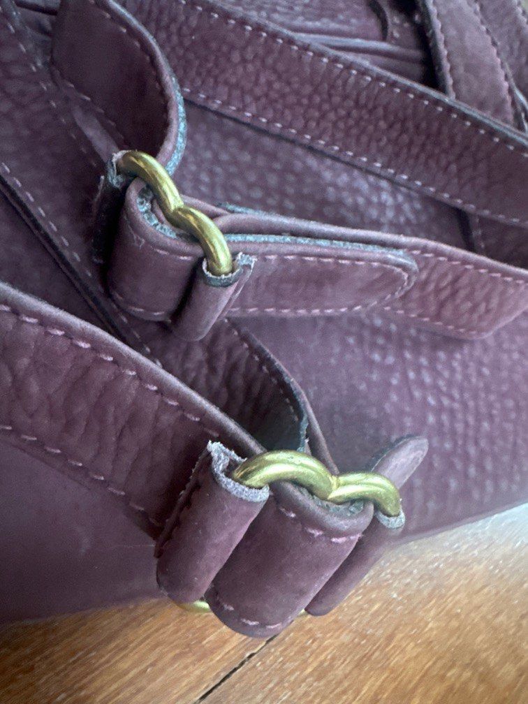 Rare Coach Sonoma Burgundy Backpack, Women's Fashion, Bags & Wallets ...