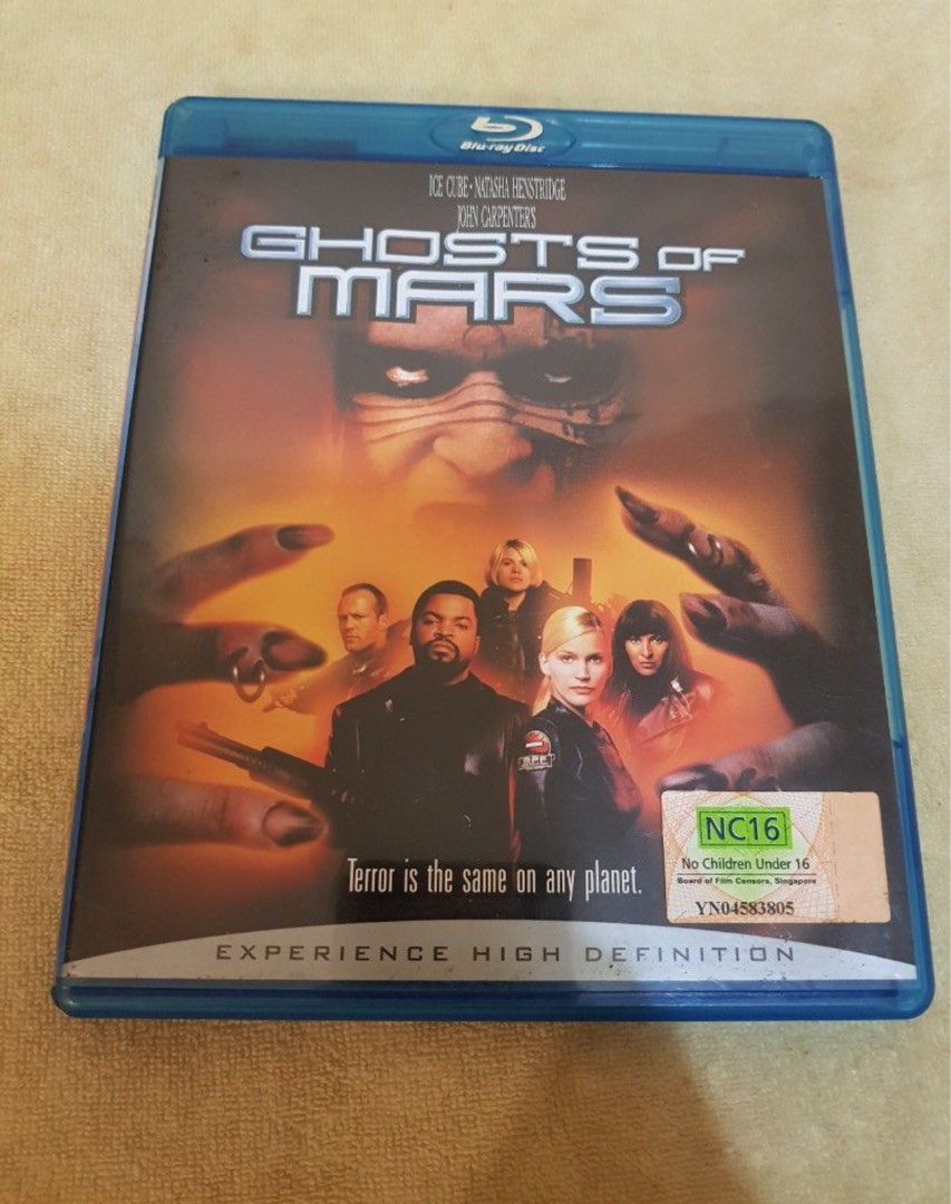Rare John Carpenter's Ghosts Of Mars 2001 First Press Original USA Blu ...