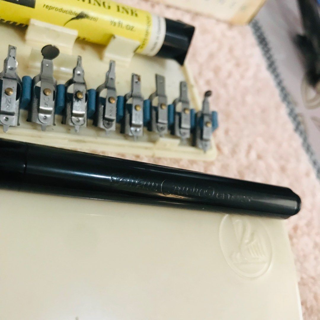 Rare Pelikan Graphos Gunter Wagner Caligraphy Set KII/12- Made in ...