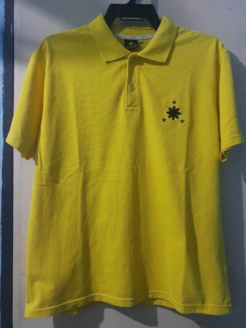 Rare vintage fmcc 3 stars & a sun francis m polo shirt yellow burda ...