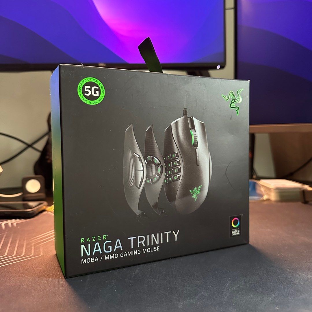 Razer Naga Trinity MOBA/MMO Gaming Mouse, Computers & Tech, Parts ...