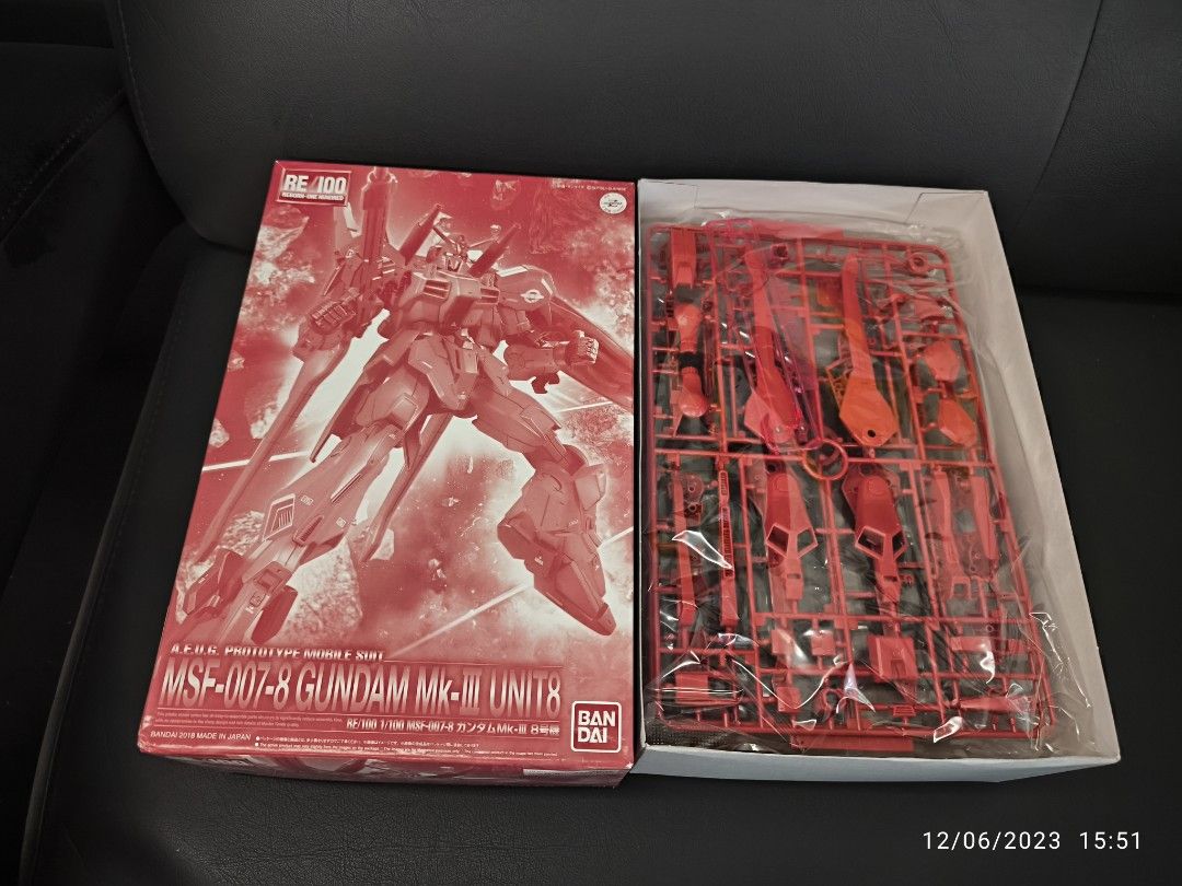 RE/100 1/100 GUNDAM Mk-III UNIT 8, Hobbies & Toys, Toys & Games on Carousell