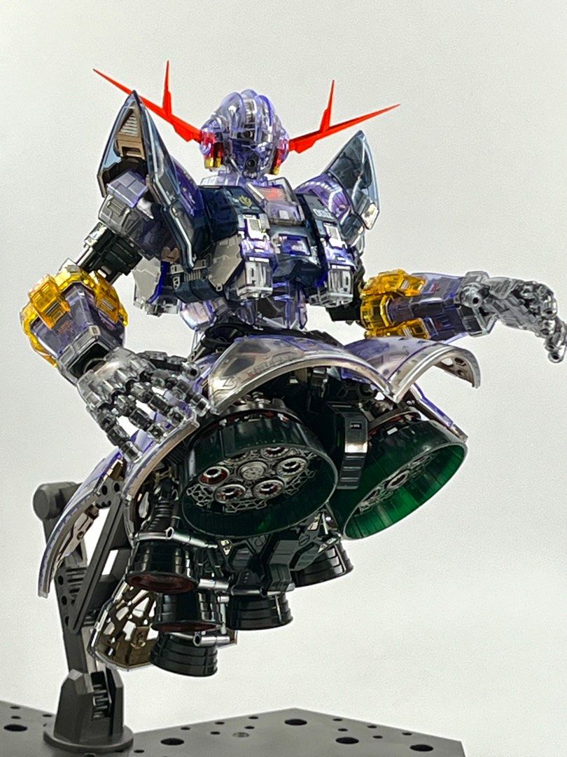 RG 1/144 Zeong clear colour 自護透明外甲 [Gundam Base Limited 台場限定版]全骨架噴色成品 ...