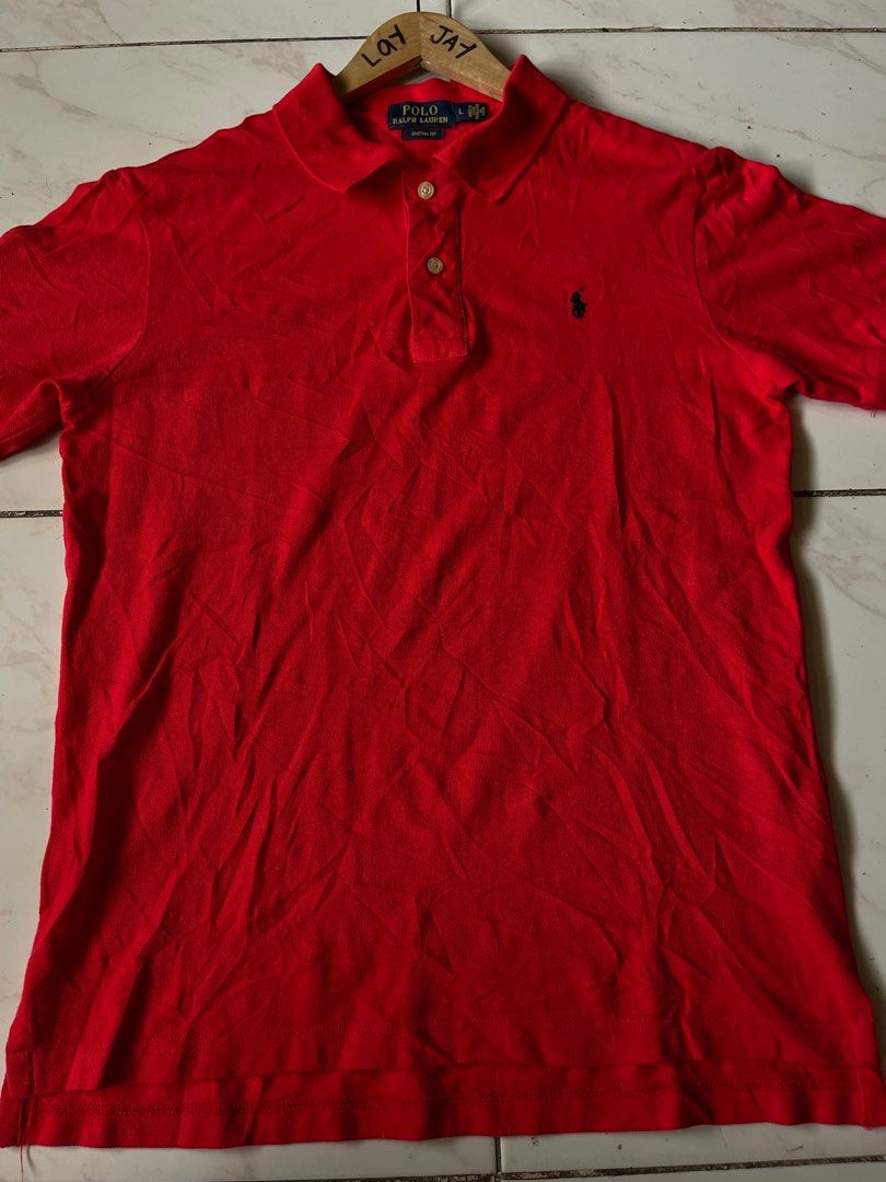 RL POLO RED GOLD TAG, Men's Fashion, Tops & Sets, Tshirts & Polo Shirts ...