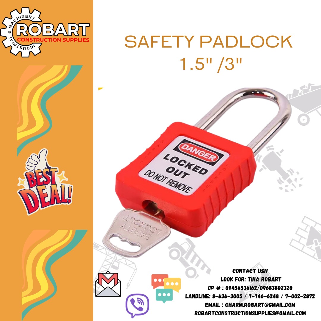 Safety Padlock, Commercial & Industrial, Construction & Building ...