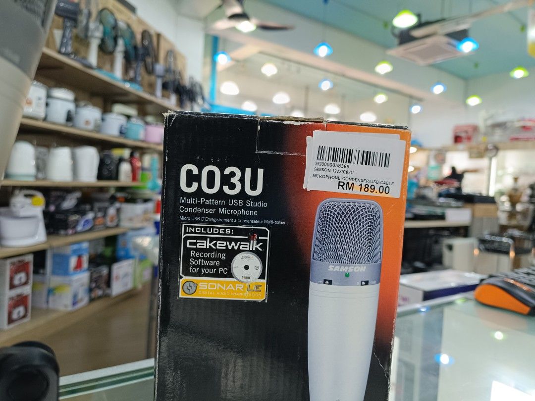 Samson C03 Condenser Microphone, Audio, Microphones on Carousell