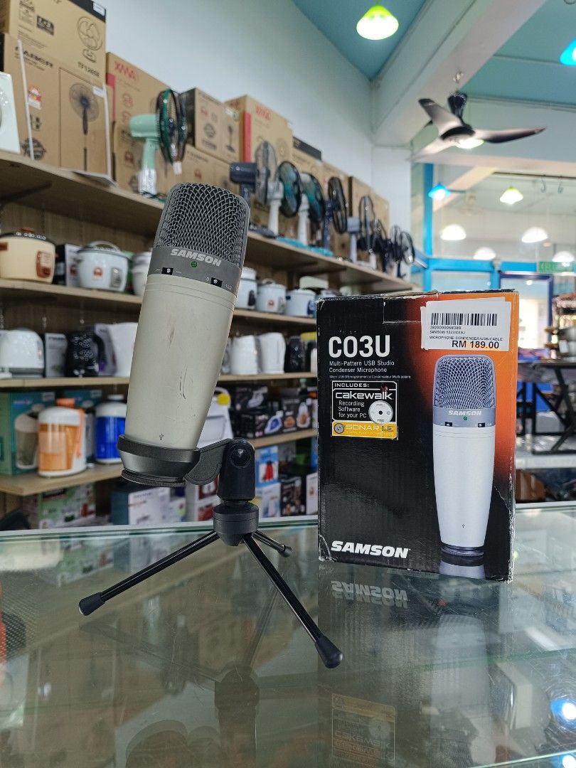 Samson C03 Condenser Microphone, Audio, Microphones on Carousell