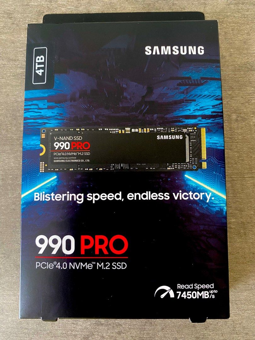 Samsung 990 PRO 4TB NVMe M.2 SSD , Computers & Tech, Parts ...