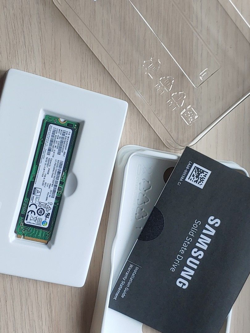 Samsung 256gb SSD PM961 NVMe m.2 SSD, 電腦＆科技, 電腦周邊及配件, 硬碟及儲存器 - Carousell