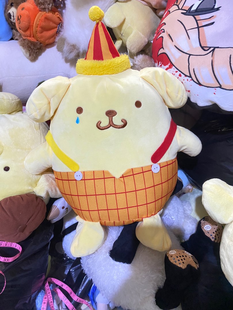 Sanrio Pompompurin Cry Party Plush, Hobbies & Toys, Toys & Games on ...