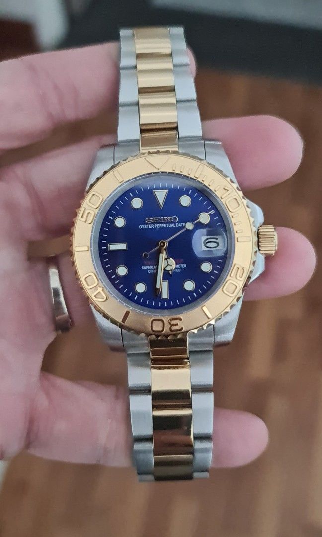 Seiko Mod Yatch Master, Luxury, Watches on Carousell