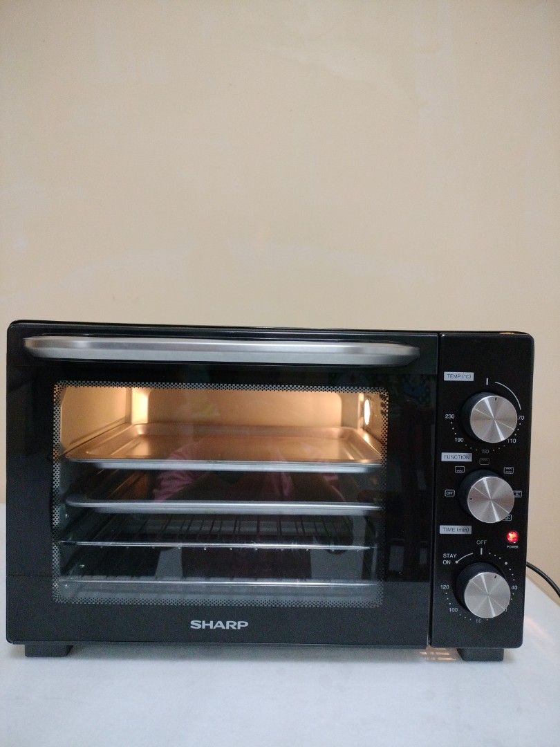 SHARP ELECTRIC OVEN EO-327R-BK, TV & Home Appliances, Kitchen ...