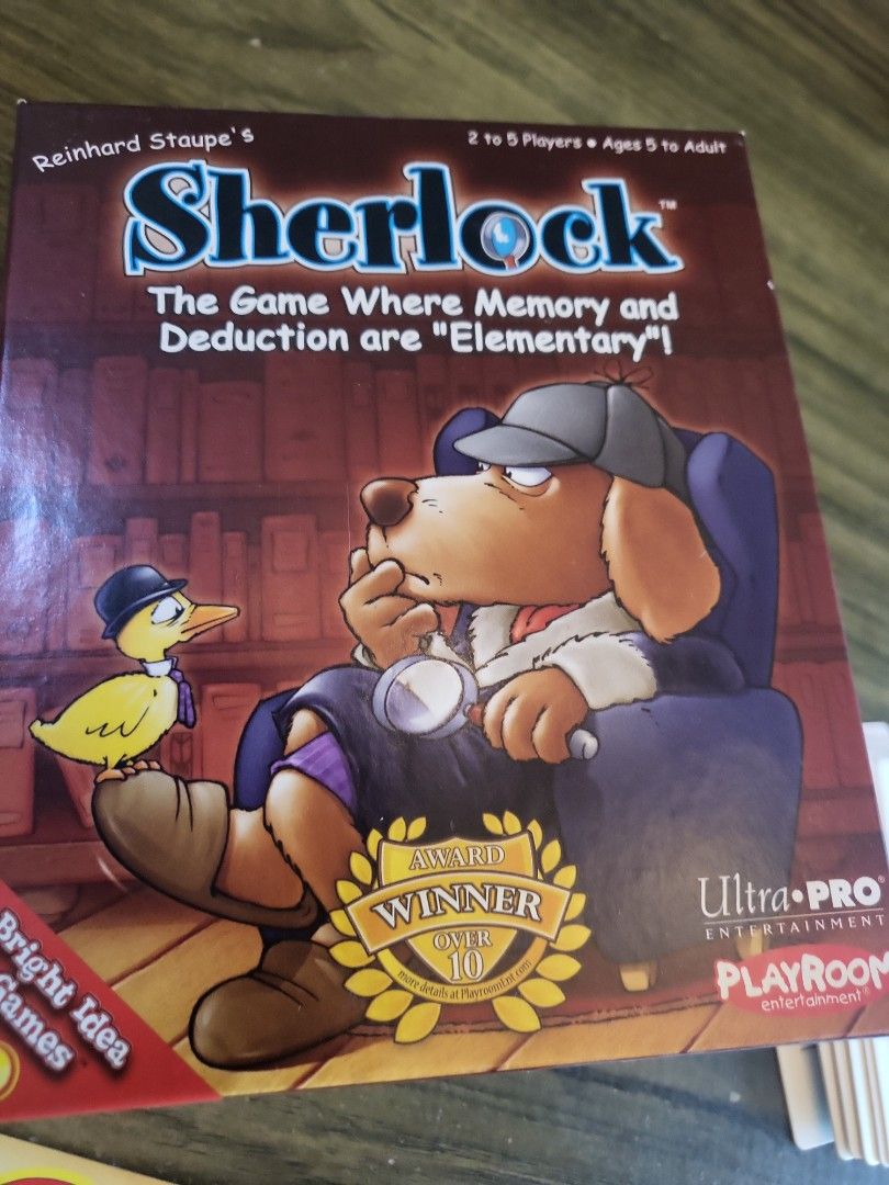 Sherlock memory game Children card game, Hobbies & Toys, Toys & Games ...