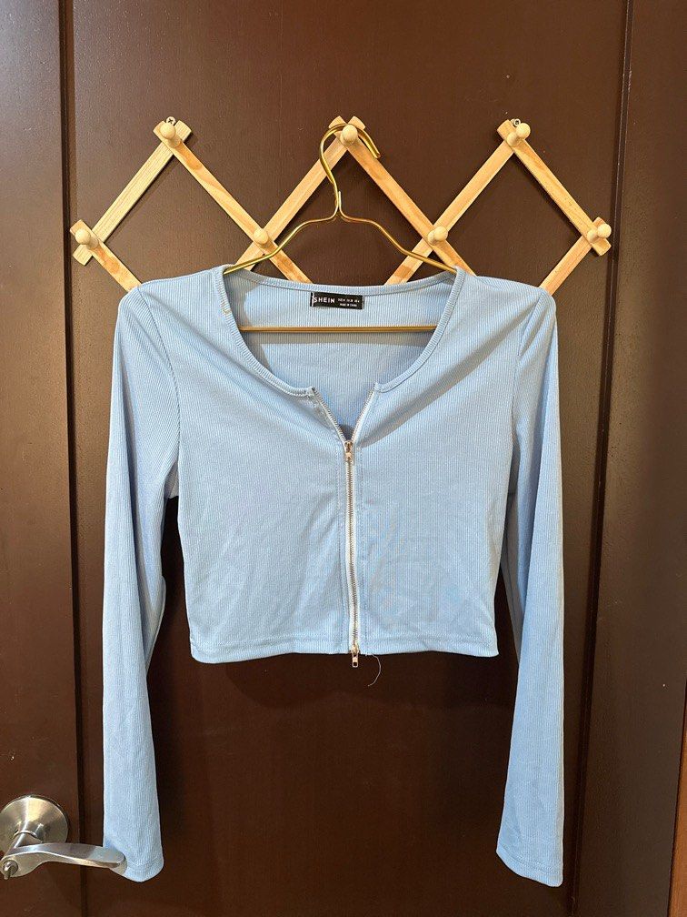 Shien top, Women's Fashion, Tops, Blouses on Carousell