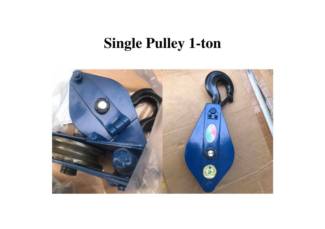 Single Pulley 1-ton, Commercial & Industrial, Industrial Equipment on ...