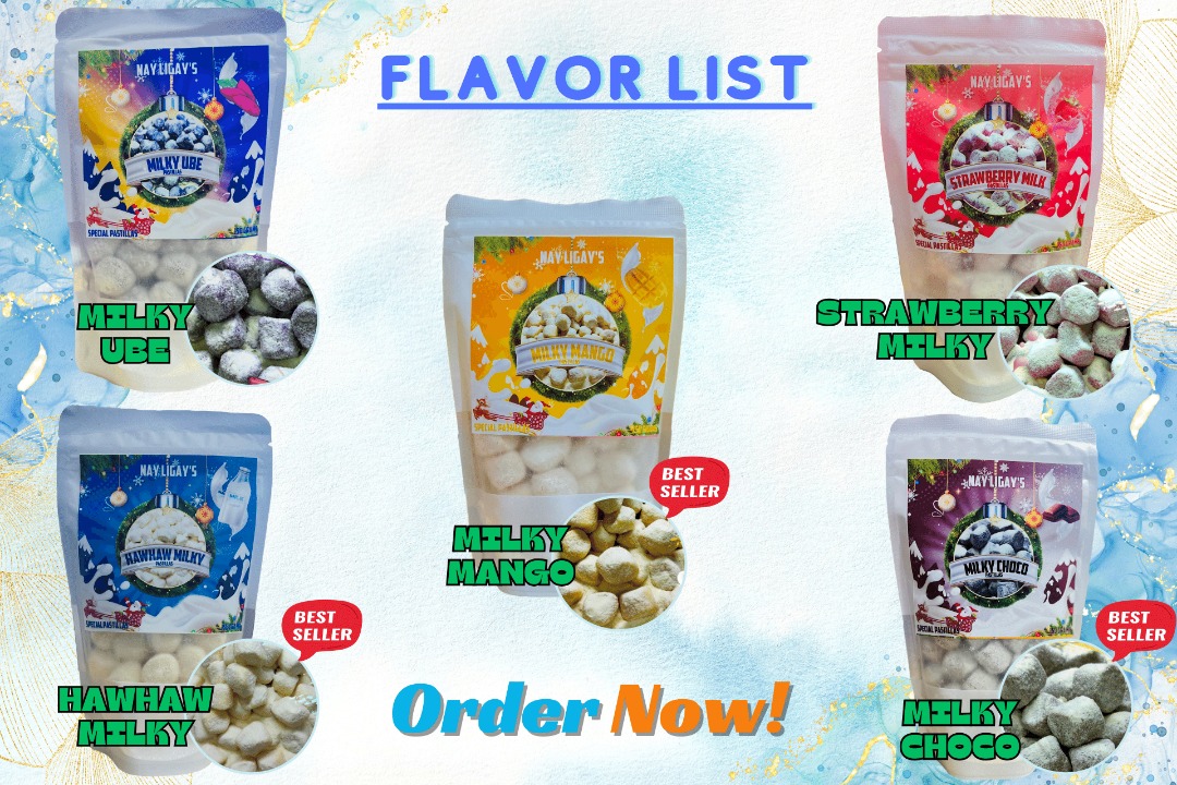 Special Pastillas Assorted Flavors (150g) from LEYTE by Nay Ligay's ...
