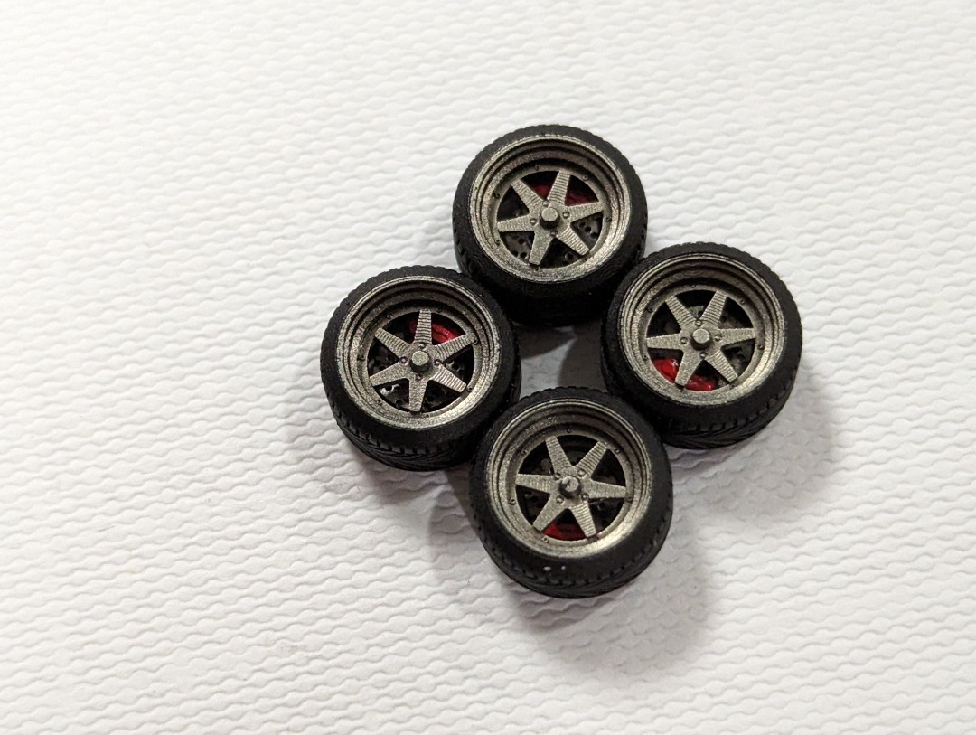 SSR Longchamp XR4 Resin Rims 9mm Resin Scale 1/64, Hobbies & Toys, Toys ...