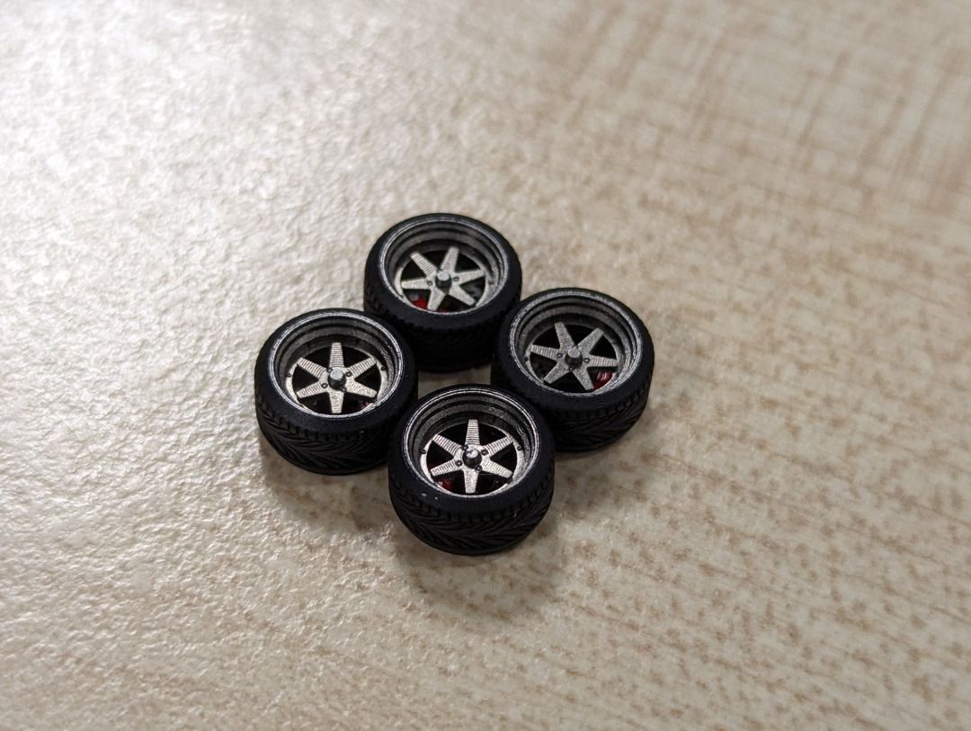 SSR Longchamp XR4 Resin Rims 9mm Resin Scale 1/64, Hobbies & Toys, Toys ...