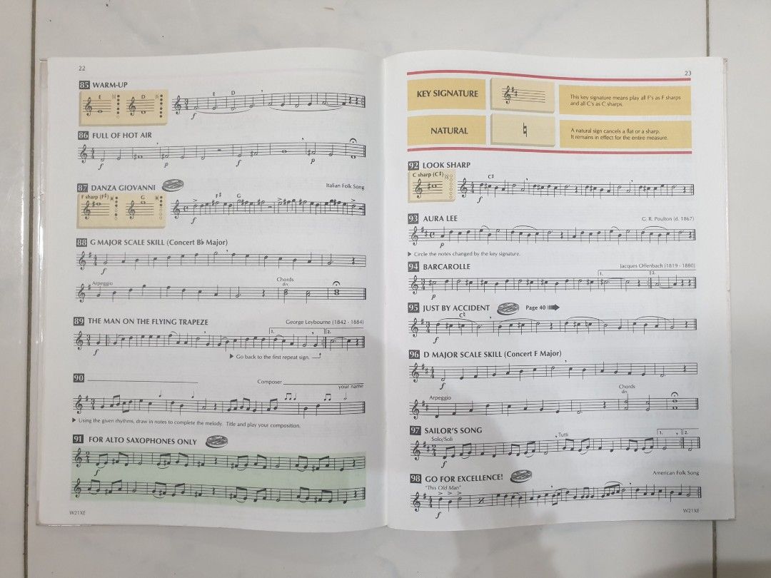 standard of excellence comprehensive band method E flat alto saxophone ...