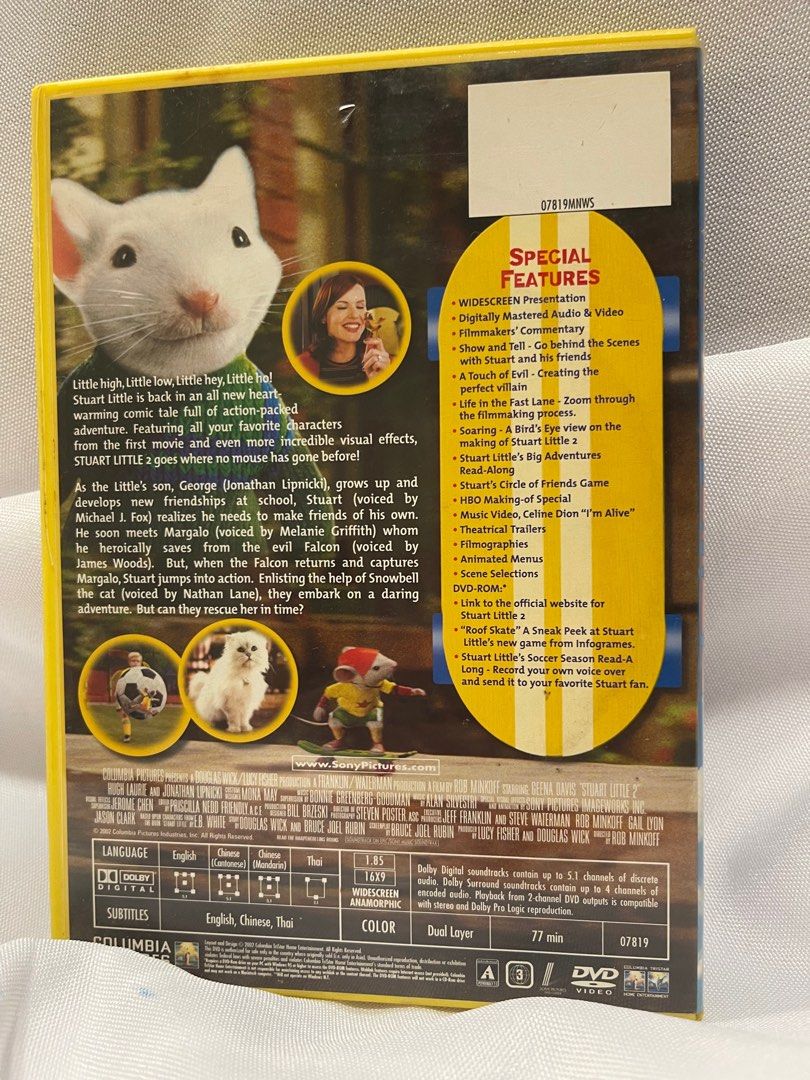 Stuart Little 2 DVD, Hobbies & Toys, Music & Media, CDs & DVDs on Carousell