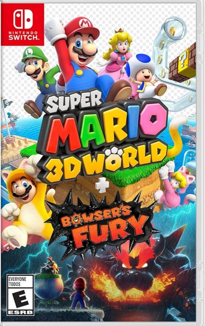 Super Mario 3D World + Browser's Fury, 電子遊戲, 電子遊戲, Nintendo 任天堂 - Carousell