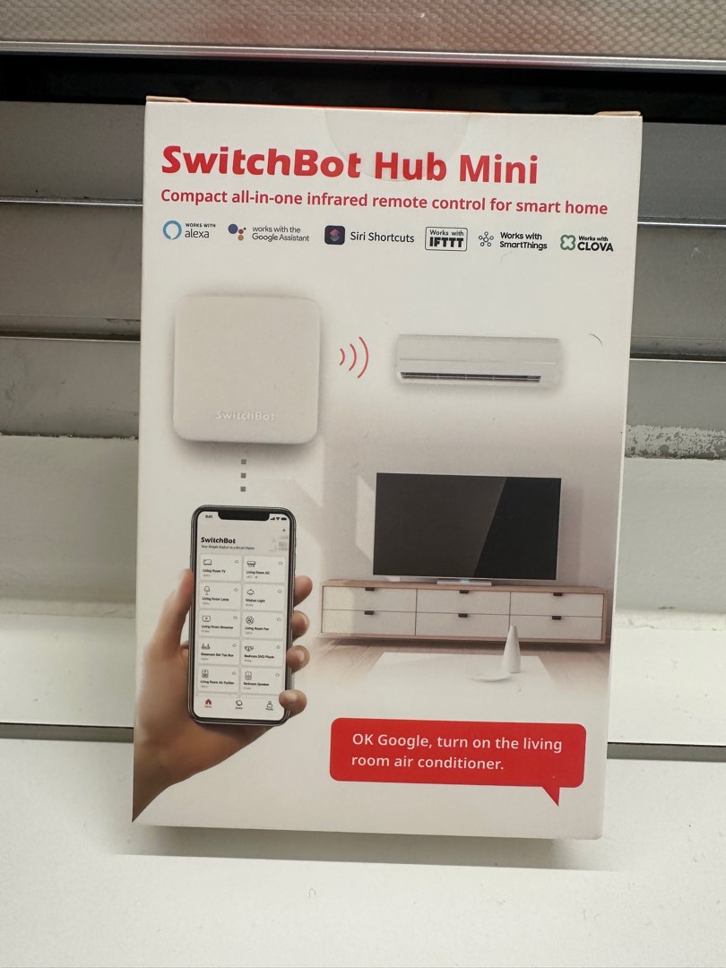 SwitchBot Hub Mini, TV & Home Appliances, TV & Entertainment, Entertainment Systems & Smart Home ...