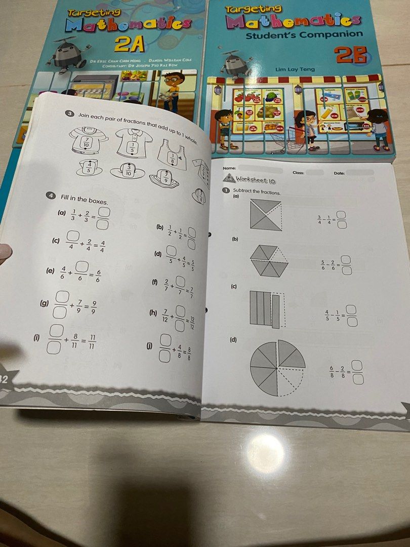 Targeting Mathematics Primary 2A 2B, Hobbies & Toys, Books & Magazines, Textbooks on Carousell