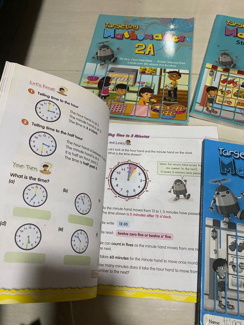 Targeting Mathematics Primary 2A 2B, Hobbies & Toys, Books & Magazines ...