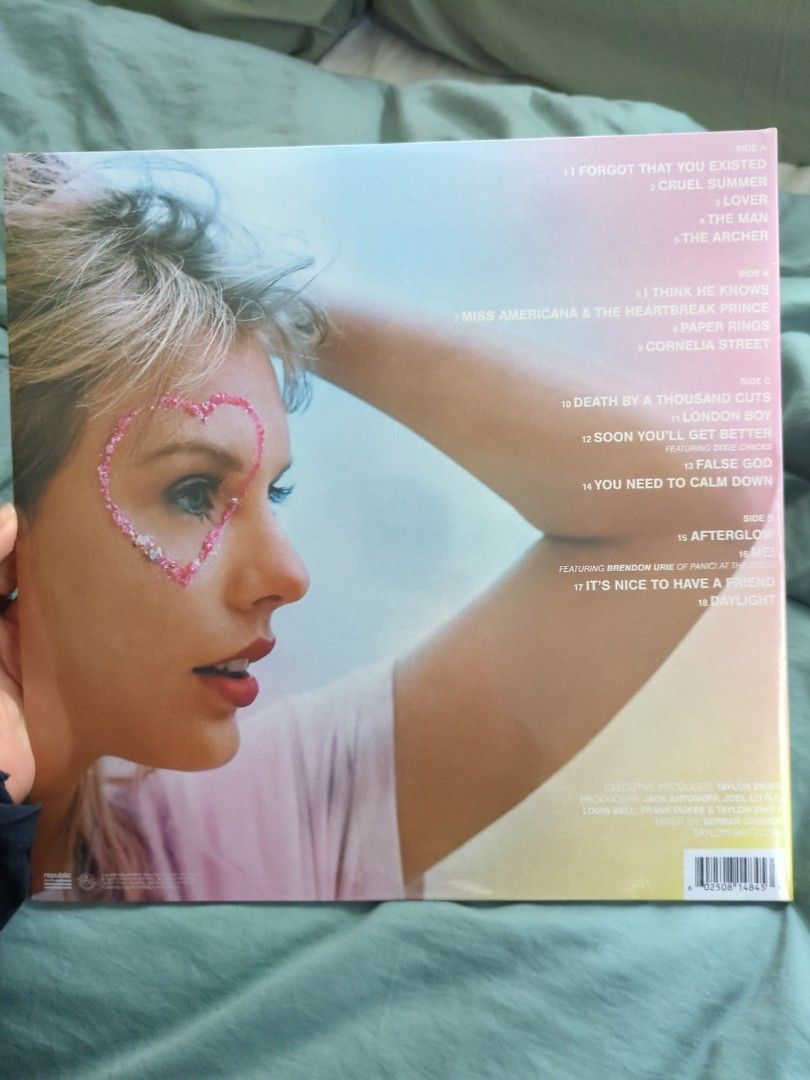 Taylor Swift - Lover Vinyl Record, Hobbies & Toys, Music & Media ...