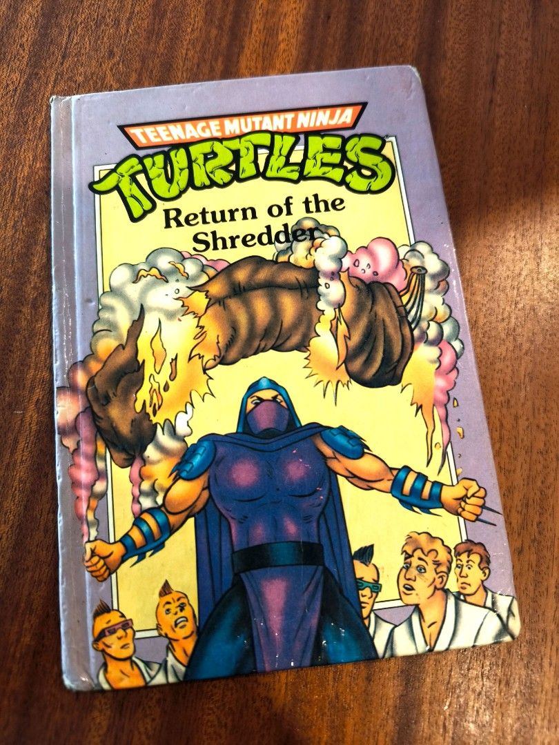 Teenage Mutant Ninja Turtles Return Of The Shredder Comic Children Book ...