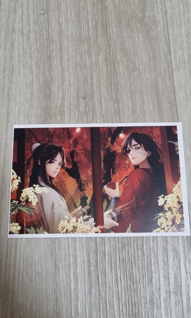 TGCF Heaven Official Blessings Postcards, Hobbies & Toys, Stationery ...