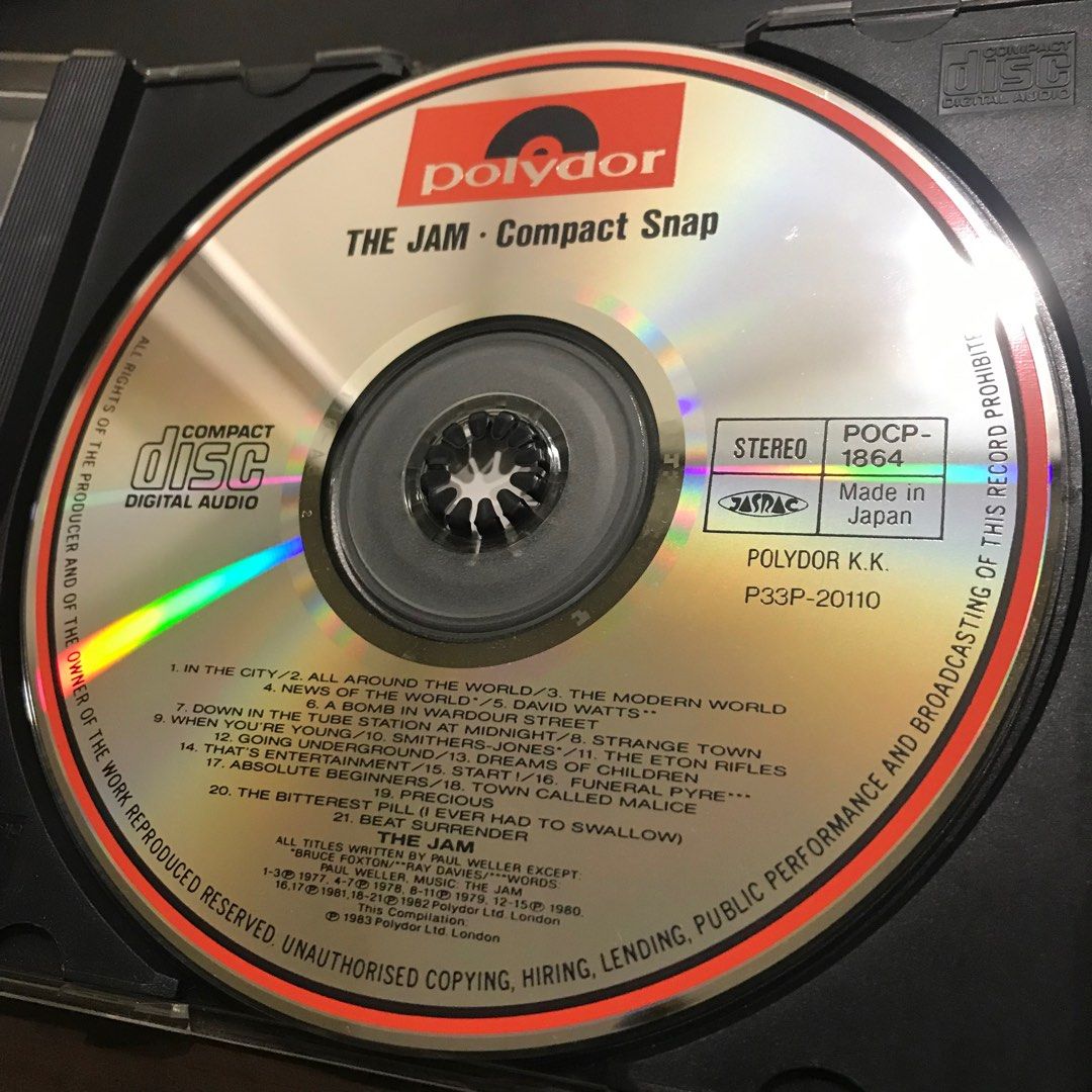 The Jam CD (Japan Old Press) (Box 68), Hobbies & Toys, Music & Media ...