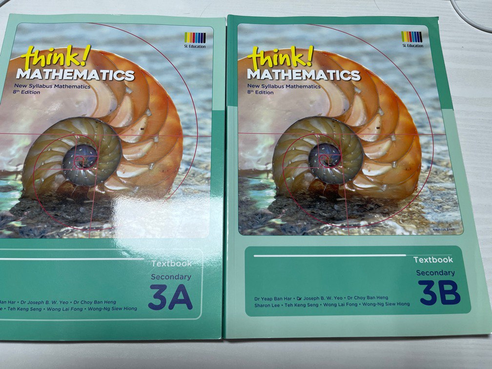think! Mathematics O level Emath sec 3 textbook A&B, Hobbies & Toys ...
