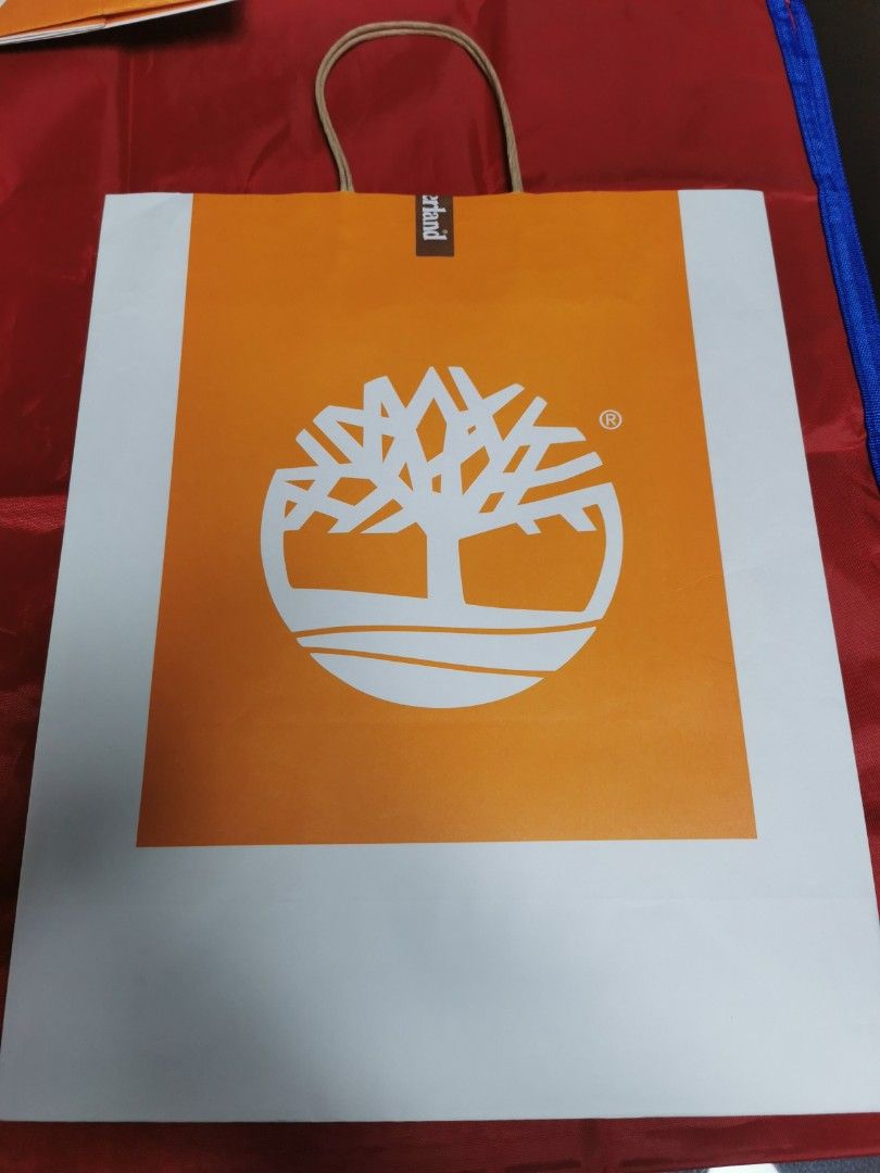 Timberland paper bag, Luxury, Sneakers & Footwear on Carousell